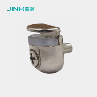 China Semi Circular Glass Panel Clamp Glass Partition Clips OEM Customized for sale