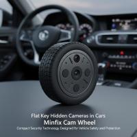 China Flat Key Hidden Cameras in Cars Minifix Cam Wheel Compact Security Technology Designed for Vehicle Safety and Protection for sale