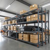 China Push-in Heavy Duty Storage Racks Steel Shelving Solutions for Warehouse Storage and Heavy Load Organization Mail Packing for sale