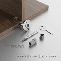 China Torque Up To 12N Minifix Cam Lock Flat Key Ideal Panel Furniture Manufacturing Durable Secure Fast Assembly for sale