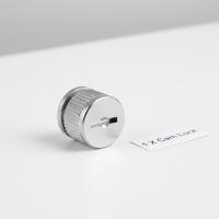 China 13.5mm Height Minifix Cam Lock Featuring Anti rotation Vertical Ridges Friction Mechanism Includes 1 X Cam Lock Designed for Drawer Assembly for sale