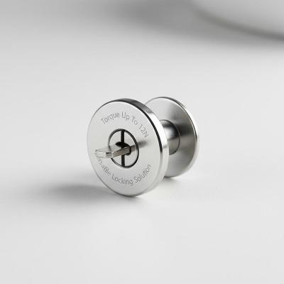 China Flat Key Minifix Cam Lock 12mm Diameter Torque Up To 12N Versatile Locking Solution For Various Applications for sale