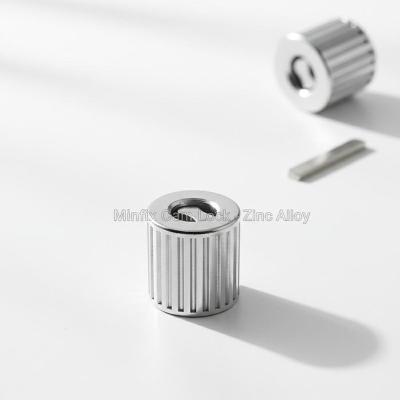 China Anti rotation vertical ridges Minifix Cam Lock Zinc Alloy Flat Key Type Durable Secure Furniture Connector Fast Assembly for sale