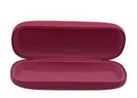 China Eco Friendly Clamshell Metal Glasses Case , Custom Logo Glasses Case for sale