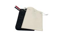 China 190x100mm Double Drawstring Eyeglass Pouch Eco Friendly PU Leather Sunglass Case for sale