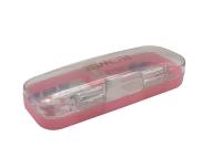 China Custom PS ABS Clear Plastic Glasses Case 151x60x36mm Fancy Shape OEM for sale