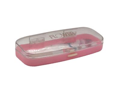 China Custom PS ABS Clear Plastic Glasses Case 151x60x36mm Fancy Shape OEM for sale