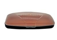 China Transparent Cover Foldable PP Plastic Spectacle Case 158x62x42mm Custom Logo for sale
