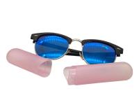 China Luxury Fashion Plastic Eyeglass Case Packaging Custom Logo Glasses Packing for sale