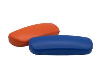 China Transparent Top Black Base Plastic Sunglasses Case 160x70x68mm Injection Molded for sale