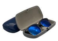 China Mirror Effect Shatterproof Hard ABS Eyewear Glasses Case 162x67x37mm for sale