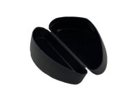 China Black Sunglasses Case Bag Custom Logo Cheap Plastic Eyewear Box for sale
