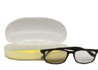 China Custom Plastic Eyeglasses Case 160x71x50mm Fancy Shape Clamshell PP for sale