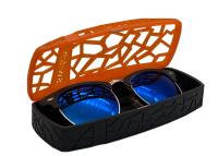 China Embossed Custom Glasses Cases , PET Magnetic Sunglasses Case for sale