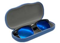China Custom ABS Plastic Clamshell Glasses Case R516 154x68x34mm for Prescription Eyewear for sale