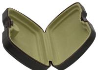 China Plastic Custom Logo Glasses Case 112x80x45mm for Foldable Reading Glasses for sale