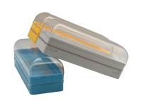 China Double Layer Clear Plastic Eyeglass Case 158x58x58mm PS+ABS OEM for sale