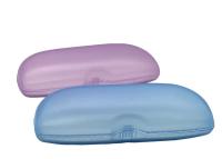 China Fashion Clear Plastic Eyeglass Case , Hard Plastic Sunglasses Case for sale