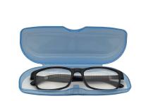China Fashion Clear Plastic Eyeglass Case , Hard Plastic Sunglasses Case for sale