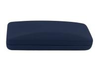 China Silk Leather Wrapped Metal Glasses Case , Hard Spectacles Case for sale