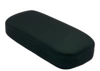 China Leather Metal Eyeglass Case Custom Logo Printing for sale