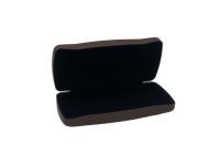 China Leather Wrapped Hard Iron Glasses Case For Sunglasses for sale
