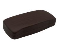 China Leather Wrapped Hard Iron Glasses Case For Sunglasses for sale
