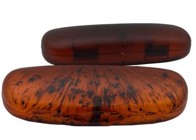 China Custom Logo Injected Plastic Magnetic Eyeglass Case 160x67x40mm for sale