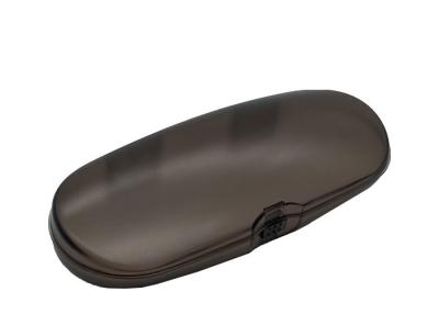 China Fancy Shape Clear Plastic Glasses Case 164x64x47mm Custom Logo Optical Eyewear Box for sale