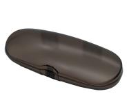 China Fancy Shape Clear Plastic Glasses Case 164x64x47mm Custom Logo Optical Eyewear Box for sale