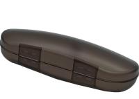 China Fancy Shape Clear Plastic Glasses Case 164x64x47mm Custom Logo Optical Eyewear Box for sale