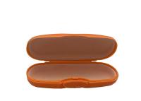 China Custom Logo Hard Plastic Eyeglass Case 166x66x45mm Eco Friendly PP for sale