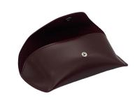 China Rust Red Personalised Leather Glasses Case , Leather Sunglasses Pouch for sale
