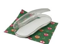 China Plastic Clip On Hard Clear Sunglasses Case 153x57x34mm Custom Logo for sale