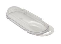 China Transparent Plastic Sunglasses Case 165x70x31mm Custom Logo OEM for sale