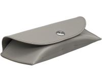 China Custom Logo Embossed Leather Glasses Case 206x86x42mm for Optical Sunglasses for sale