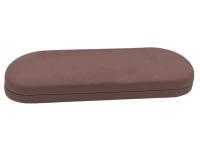 China Clamshell Slim Metal Glasses Case , Slim Reading Glasses Metal Case for sale