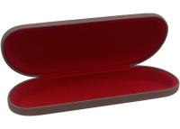 China Clamshell Slim Metal Glasses Case , Slim Reading Glasses Metal Case for sale