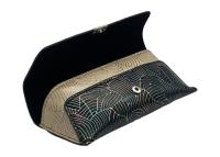 China Custom Handmade Leather Glasses Case 176x74x47mm for Sunglasses Spectacles OEM for sale