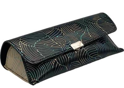 China Custom Handmade Leather Glasses Case 176x74x47mm for Sunglasses Spectacles OEM for sale
