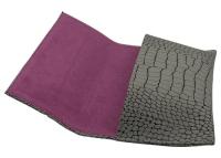 China Crocodile Grain Magnetic Leather Sunglasses Pouch for sale