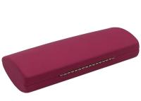 China Pink Big Shell Hard Metal Glasses Case , Custom Logo Sunglasses Case for sale