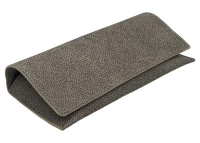 China Grey Leopard Print OEM ODM PU Leather Glasses Case for sale