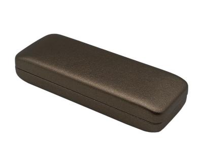 China Eco Friendly Leather Metal Glasses Case 151x57x28mm for sale