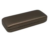 China Eco Friendly Leather Metal Glasses Case 151x57x28mm for sale