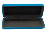 China Hard Iron Sunglasses Display Case 157x66x41mm Custom Logo Printing for sale