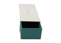 China White Cardboard Sunglasses Packaging Box 165x74x44mm Custom Printing Drawer Box for sale