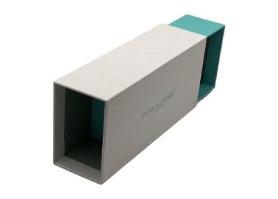 China White Cardboard Sunglasses Packaging Box 165x74x44mm Custom Printing Drawer Box for sale