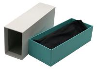 China White Cardboard Sunglasses Packaging Box 165x74x44mm Custom Printing Drawer Box for sale