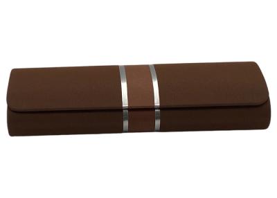 China Glasses Packing Iron Leather Handmade Eyeglass Case for sale